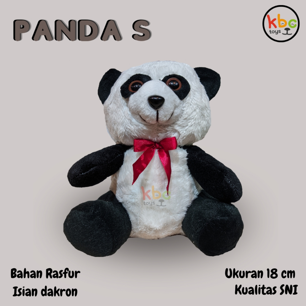Jual BONEKA PANDA S Ukuran 25 CM/COCOK UNTUK BUKET BOUQUET WISUDA ...