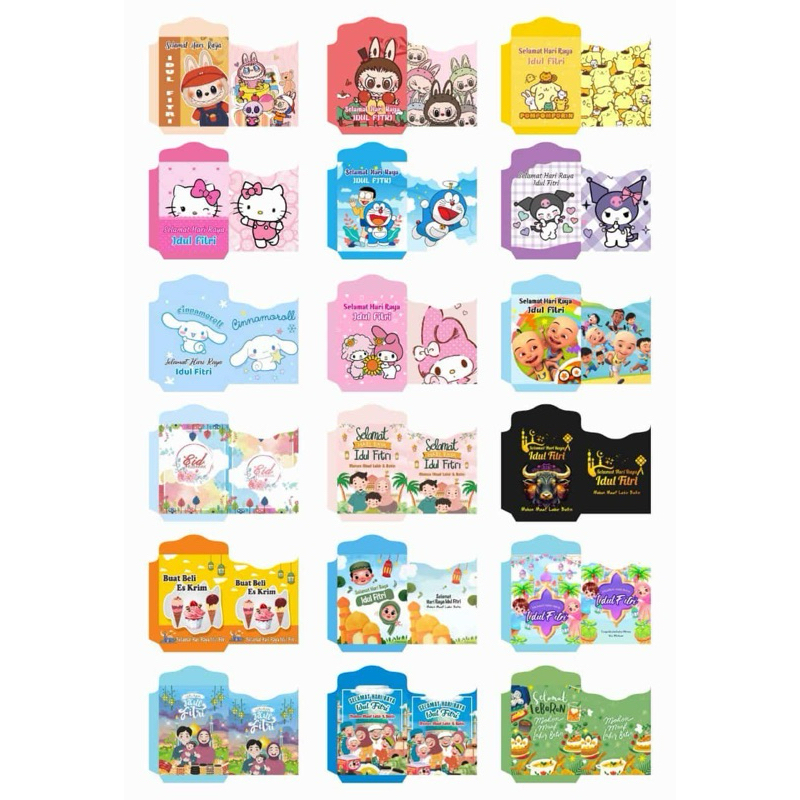 Jual Ampau / Amplop Lebaran murah 3pack (1 pack isi 10pcs) | Shopee ...