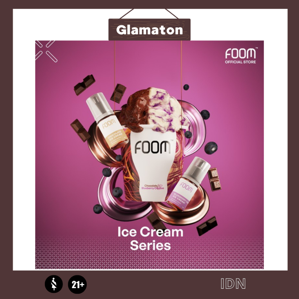 Jual LIQUID FOOM ICE CREAM SERIES 30ML SALTNIC BY FOOM LAB GLOBAL ...