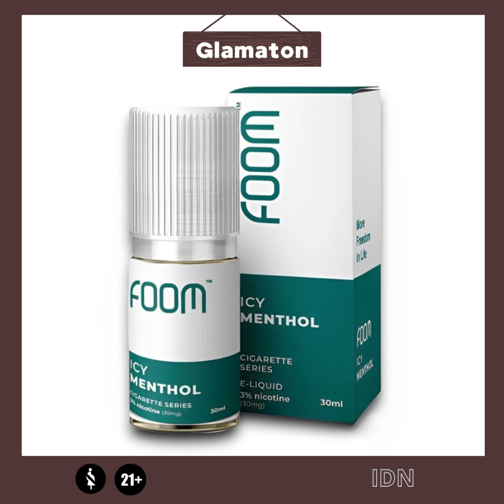 Jual LIQUID FOOM ICY MENTHOL SALTNIC 30MG 30ML LIQUID SALTNIC BY FOOM ...