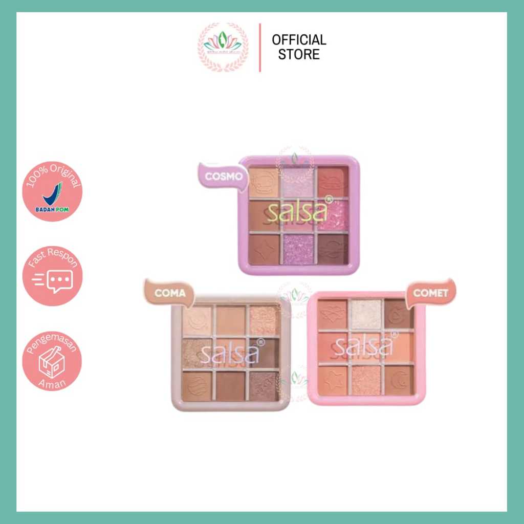 Jual Salsa Milkyway Eyeshadow Pallete Galxy Series | Shopee Indonesia
