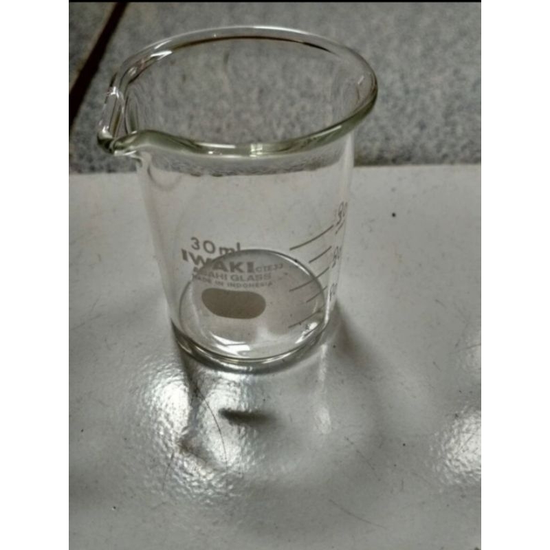 Jual Iwaki Beaker Glass Low Form 30ml Gelas Kaca 30 ml | Shopee Indonesia