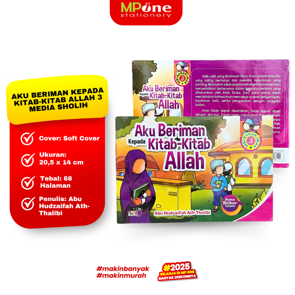 Jual Buku Bacaan Anak Aku Beriman Kepada Kitab Kitab Allah Media Sholih ...