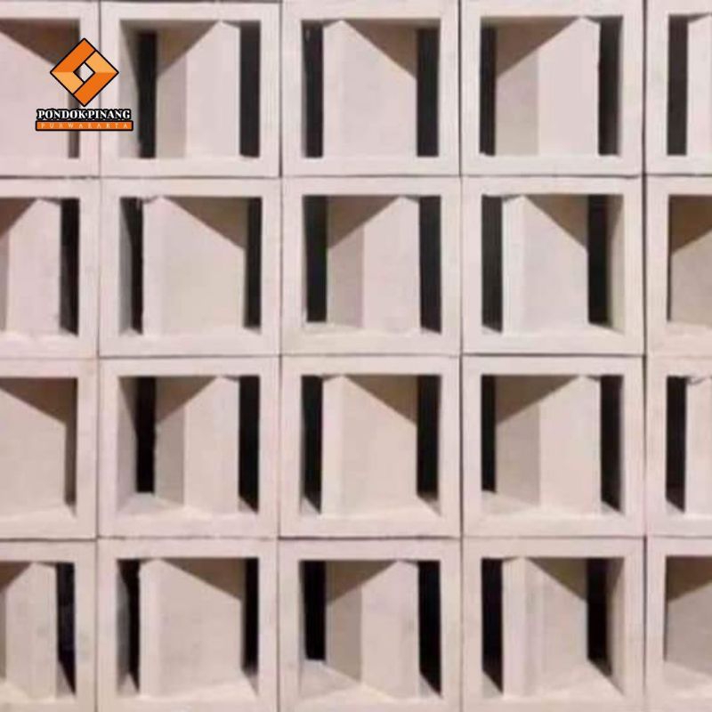 Jual roster nako miring putih, ventilasi udara, roster minimalis ...