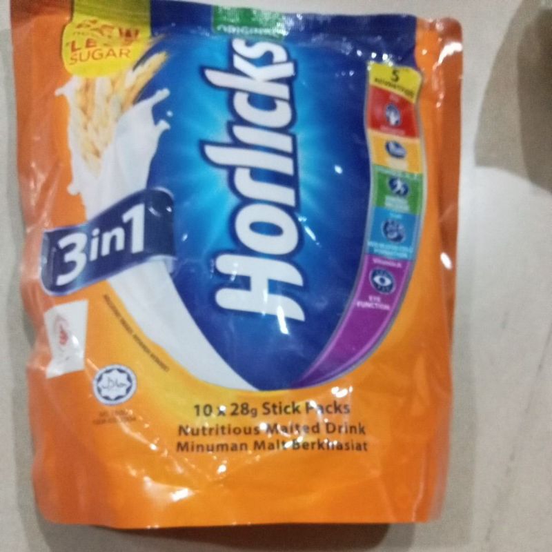 Jual horlicks 3in1 10*28g | Shopee Indonesia