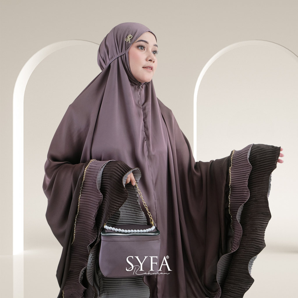 Jual Syfa Rahman - Mukena Dewasa Mewah Silk 2in1 Sierra Series | Shopee ...
