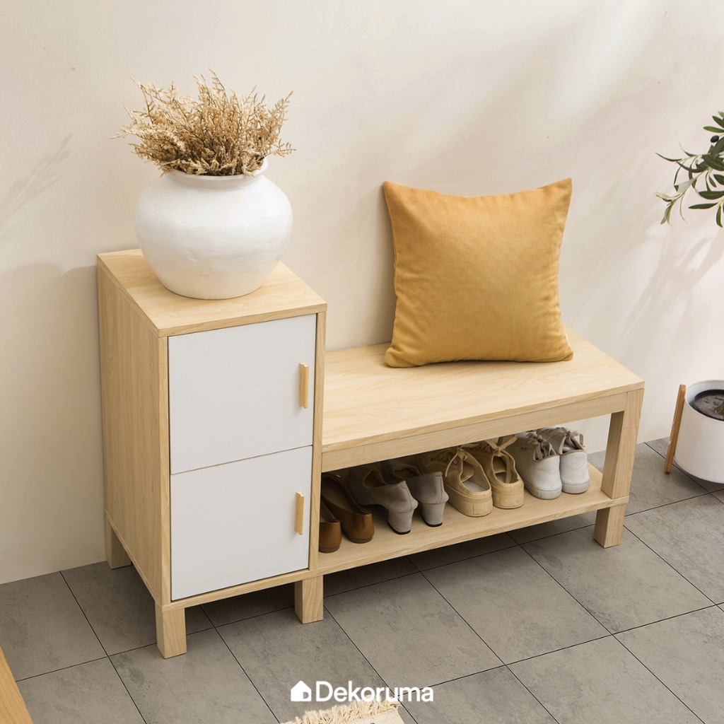 Jual Dekoruma VINN Rak Sepatu Layer Puff dengan Tempat Duduk / Bench ...