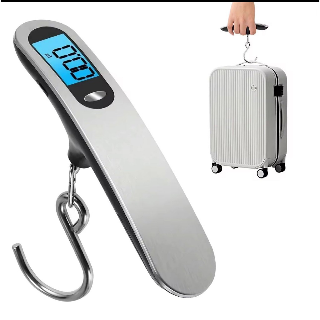 Jual Timbangan Koper Stainless Bagasi Tas GantungTravel 50kg Digital ...