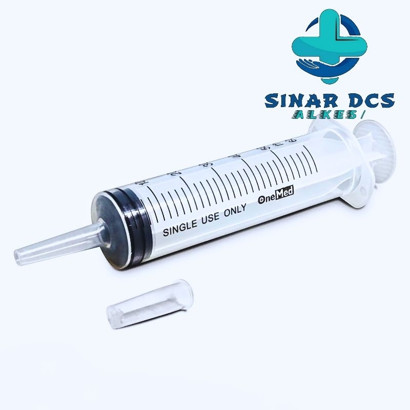 Jual OneMed Syringe 50 ml Catheter Tip Type. 50 cc Bolong Tengah ...