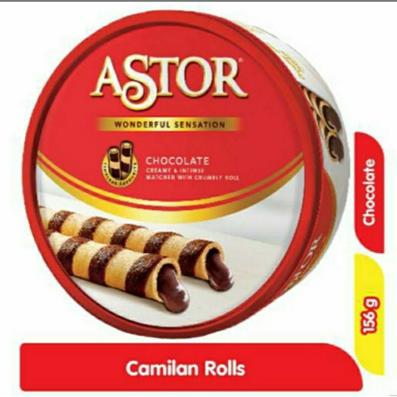 Jual Astor Chocolate Wafer Stick 156gr | Shopee Indonesia