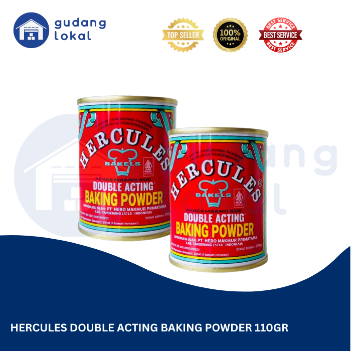 Jual Hercules Double Acting Baking Powder 110gr | Shopee Indonesia