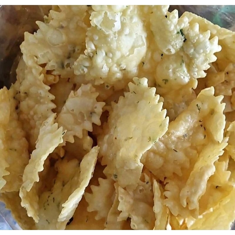 Jual keripik pangsit/ keripik bawang 500g | Shopee Indonesia