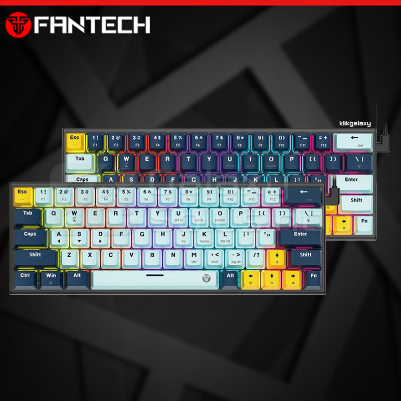 Jual Fantech MK874 V2 ATOM63 RGB Mechanical Gaming Keyboard | Shopee ...