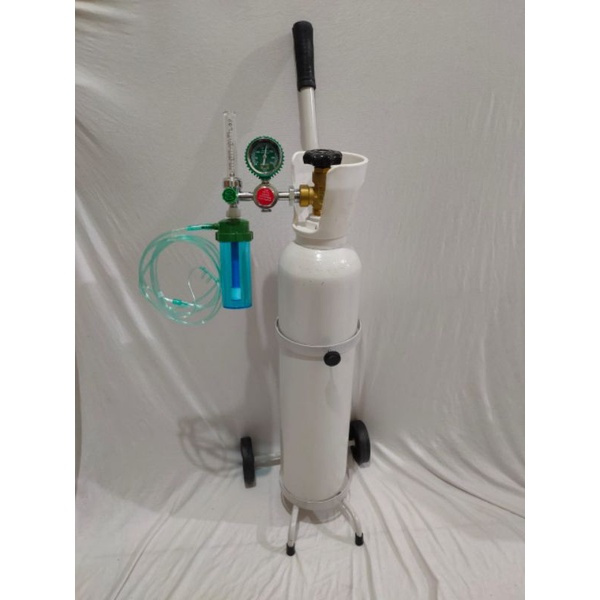Jual Tabung Oksigen 1 m3 Set 2 in 1 (Tabung, dan Trolley) | Shopee Indonesia