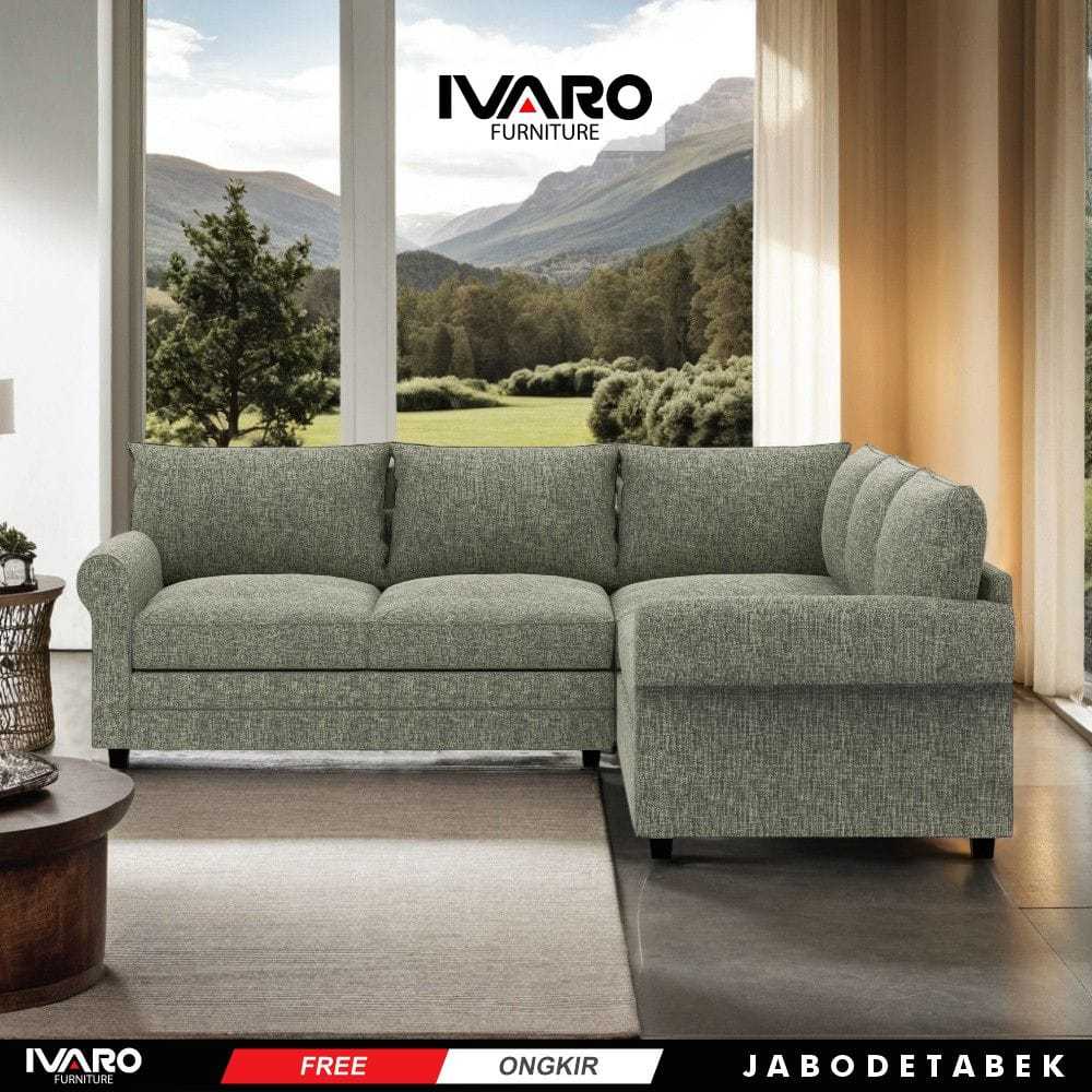 Jual Sofa L /Sofa Sudut/Sofa L Minimalis/Kursi L /Sofa Tamu Roma Ivaro ...