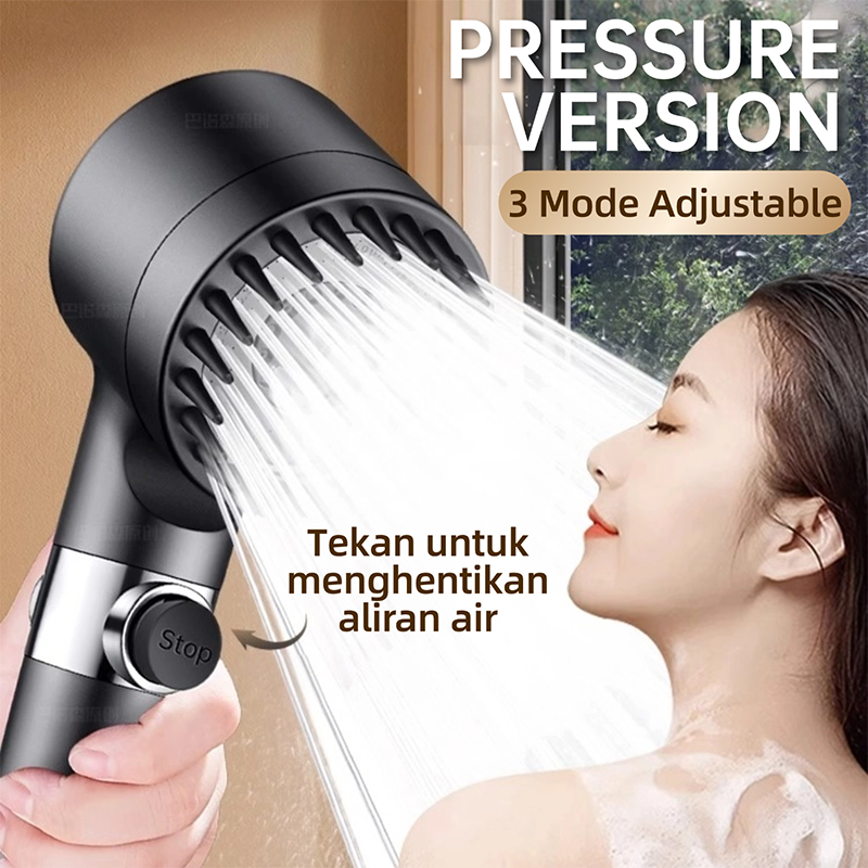 Jual TSONG Shower head kualitas premium pengaturan air canggih peningkatan tekanan Bertekanan ...