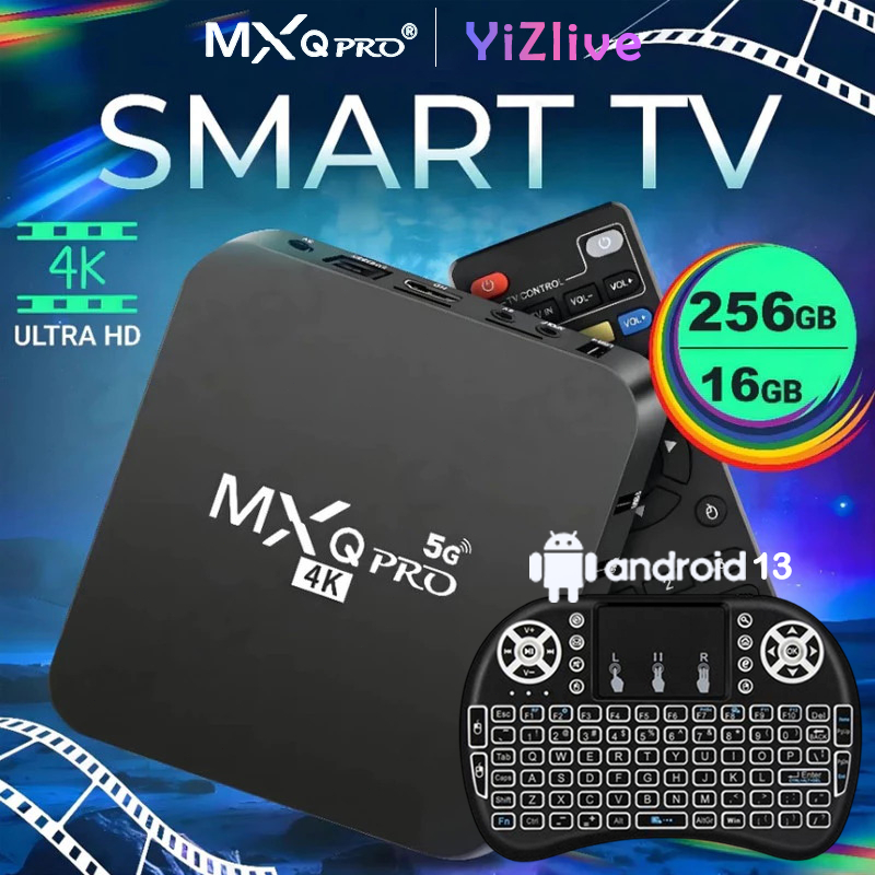 Jual Android TV Box MXQ Pro HD 4K Wifi Smart Media Player Ram New ...