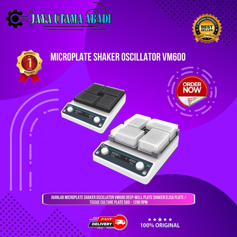 Jual Joanlab Microplate shaker oscillator VM600 Deep-well Plate Shaker ...