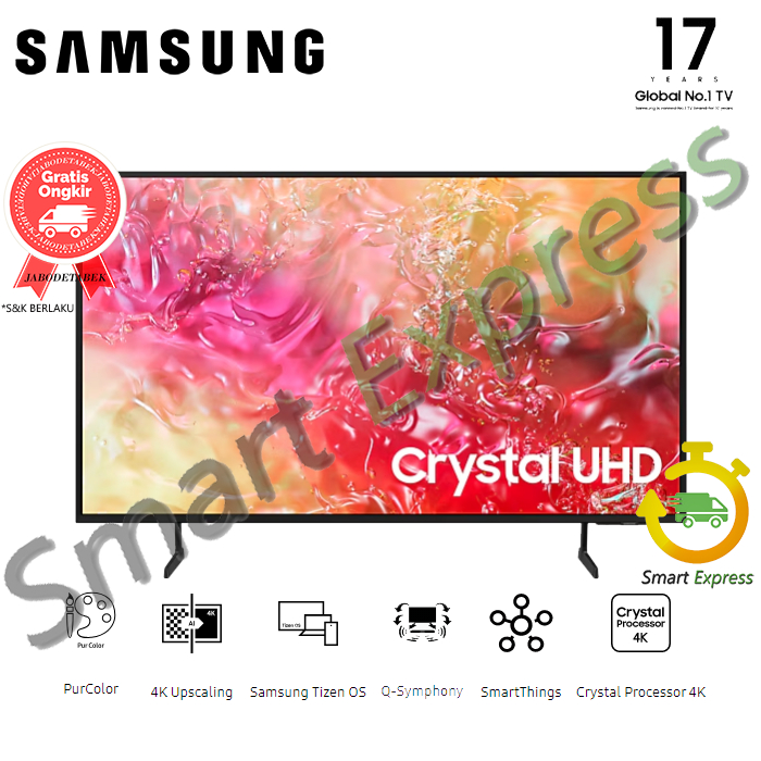 Jual TV LED SAMSUNG 50DU7000 / UA 50DU7000 KXXD / UA50DU7000KXXD - (50 INCH / CRYSTAL UHD ...