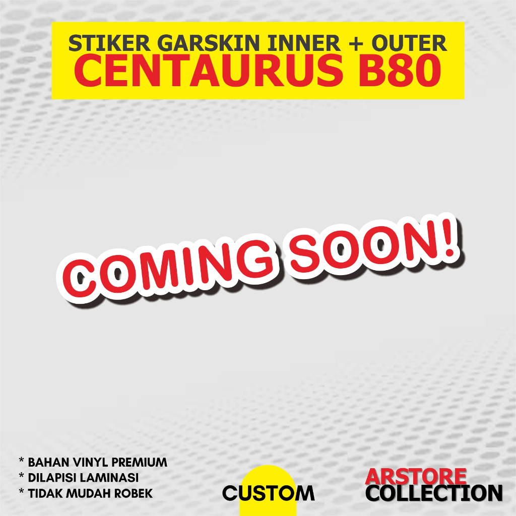 Jual Garskin Stiker B80 Fullset sudah termasuk stiker baterai bisa ...