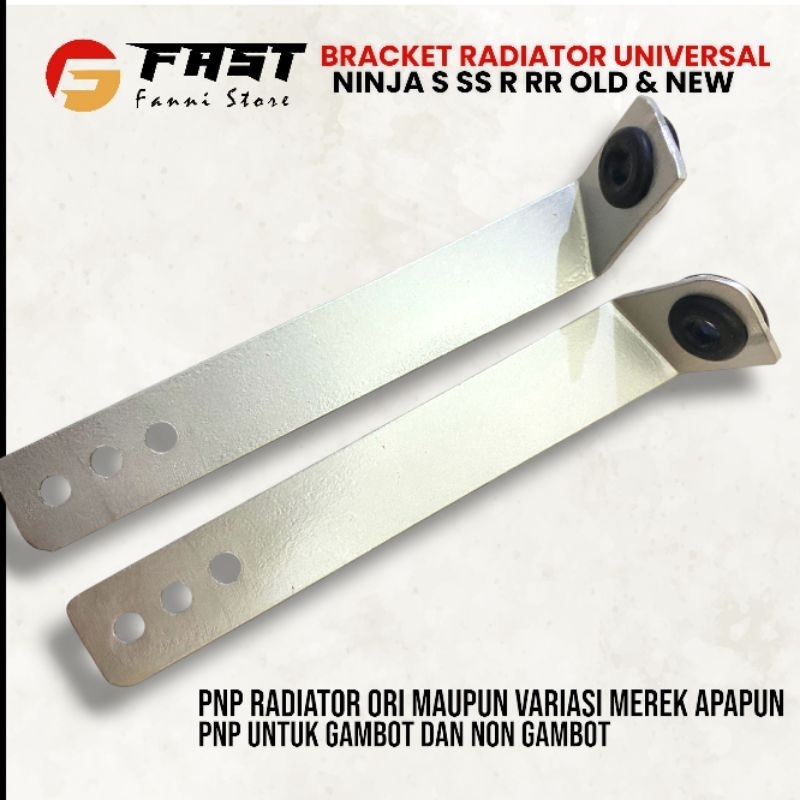 Jual BRACKET SAYAP SIRIP RADIATOR NINJA S SS R RR OLD NEW BREKET ...