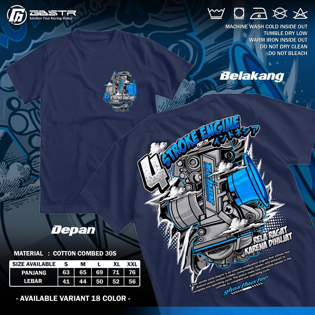 Jual Kaos 4 Stroke Engine Rela Ragat Karena Dihujat Baju Distro Racing ...