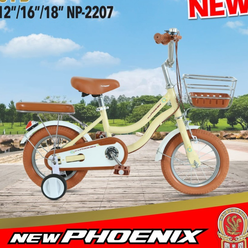 Jual Sepeda mini phoenix 12 inch anak usia 2-6 tahun keranjang besi ...