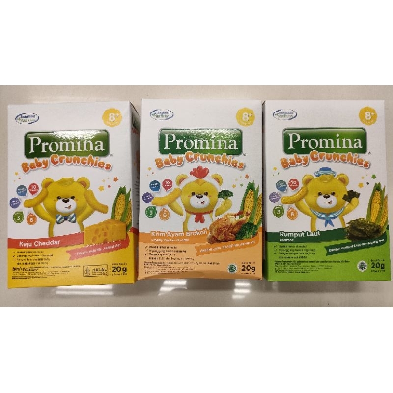 Jual PROMINA BABY CRUNCHIES (EXP. FEB 2026) / MILNA CRUNCH SNACK BAYI ...