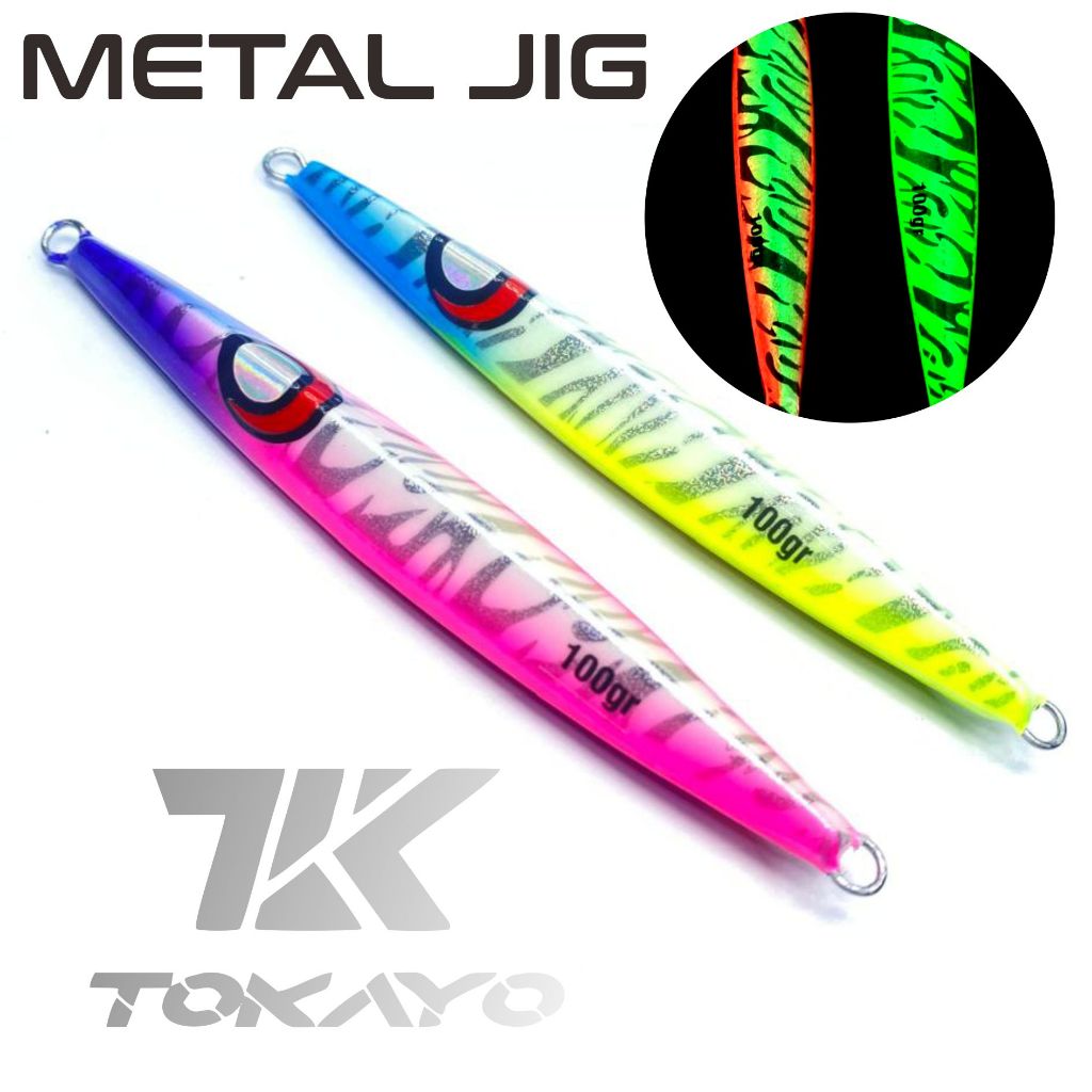 Jual Umpan Tokyo Jig Metal 100gr glow | Shopee Indonesia