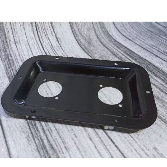 Jual Plat spikon spicon panel spicon Cekung hitam 2 lubang besi tebal ...