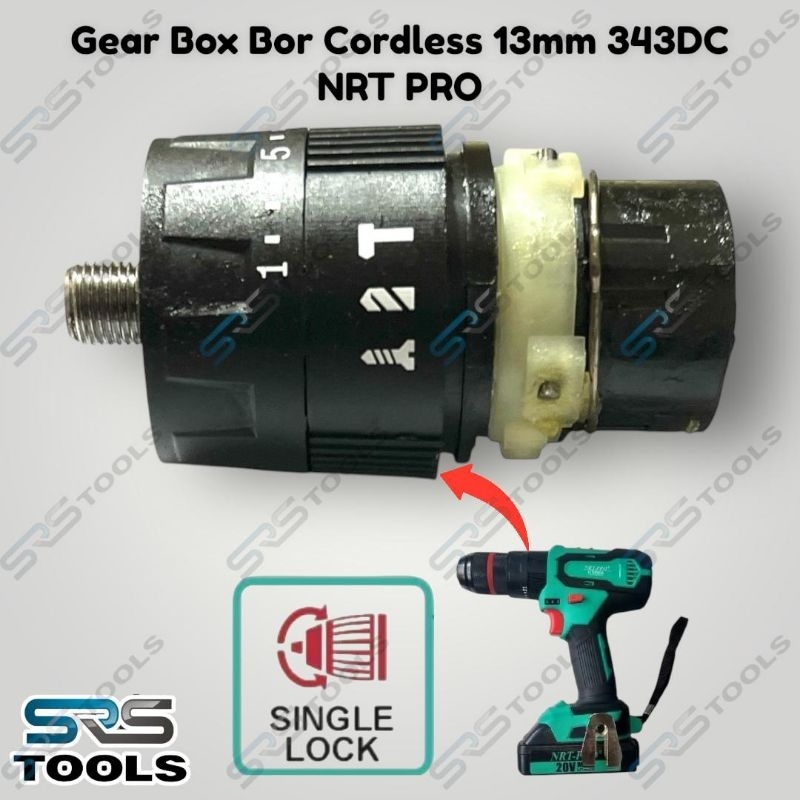 Jual NRT PRO GearBox Mesin Bor Cordless 20V 343DC / Gear Box Bor Cas 20 ...