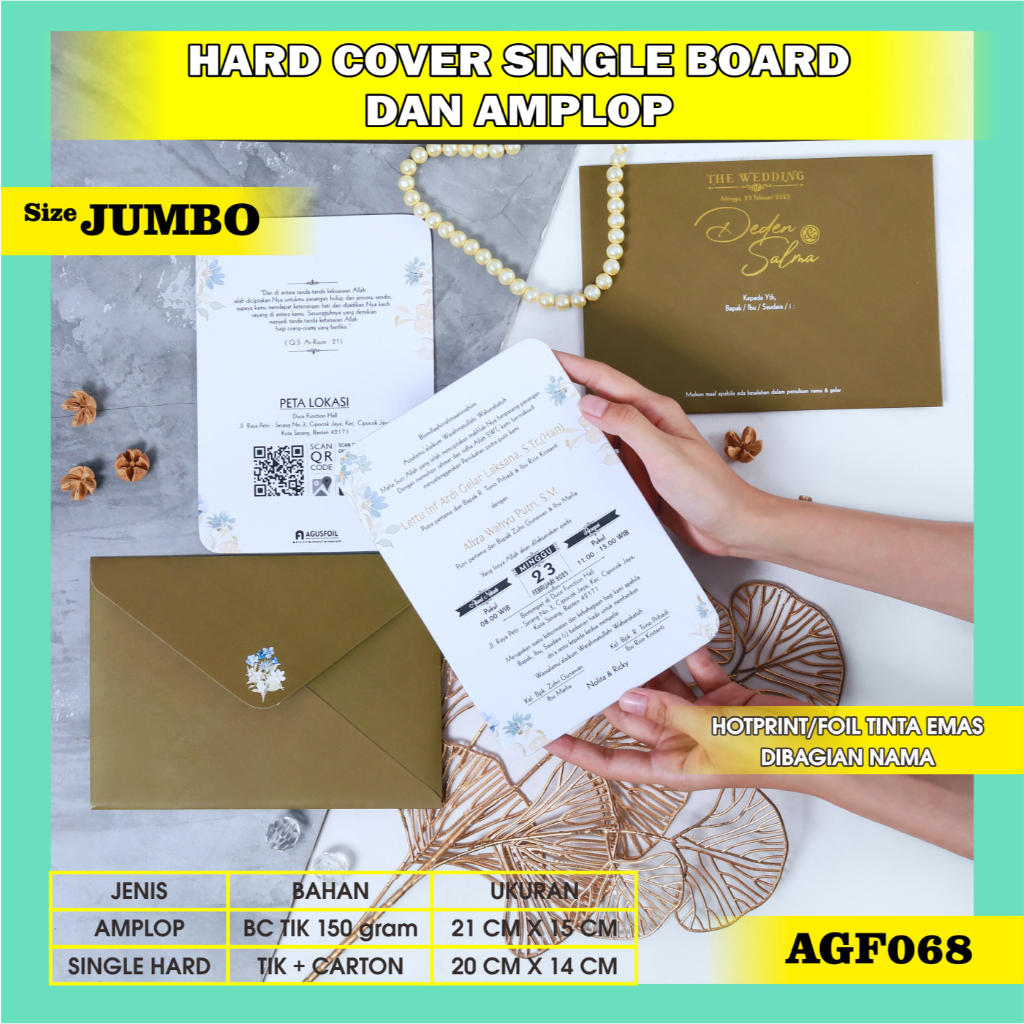 Jual Undangan Pernikahan Unik, Mewah & Elegan Hard COver Tebal, Model ...