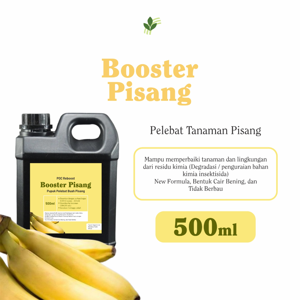Jual Pupuk Booster Pisang Rumahan Omaha Kebun Pupuk Organik Cair Pelebat Tanaman Pisang Gedang ...
