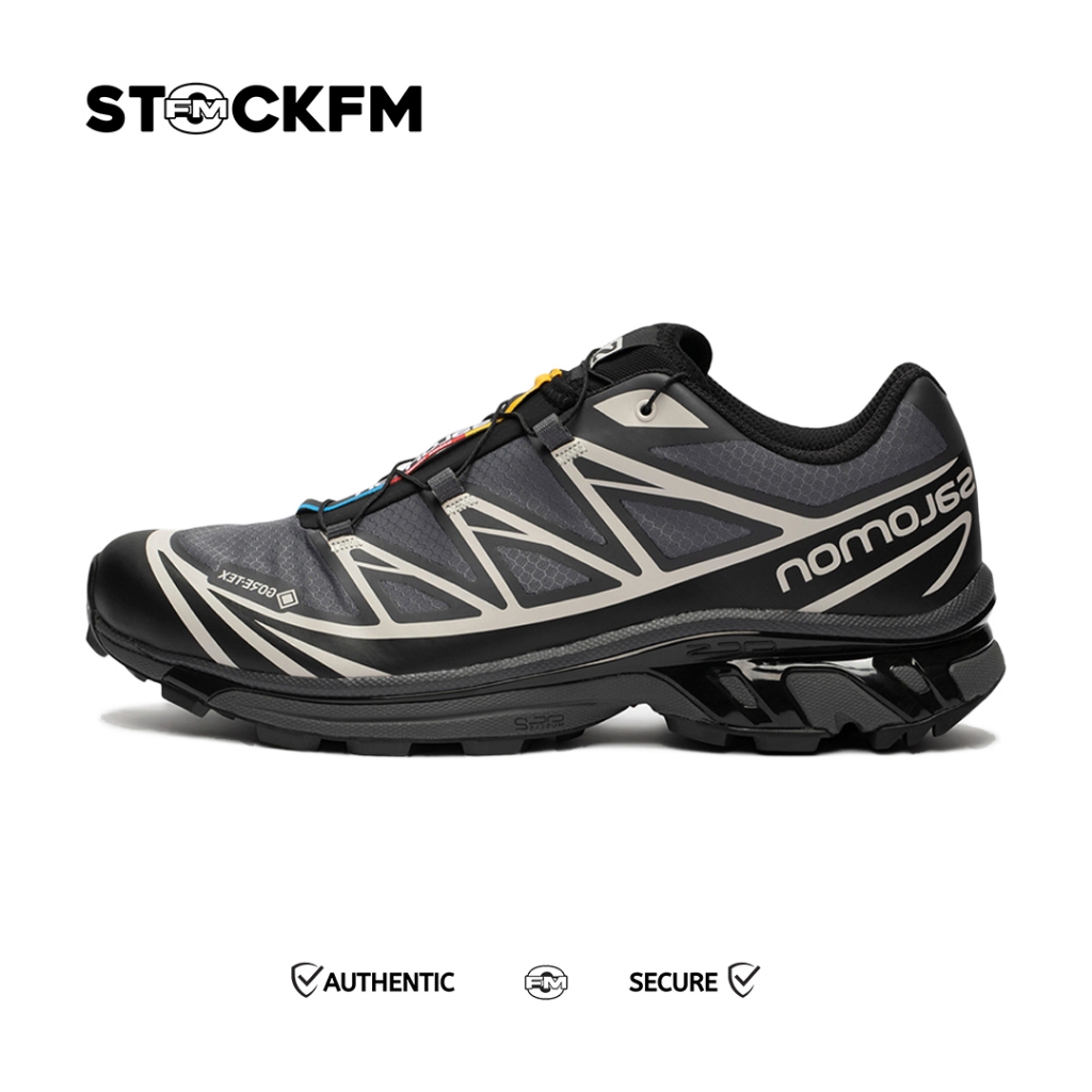 Jual Salomon XT-6 Gore Tex Black Ebony Lunar Rock Original | Shopee Indonesia