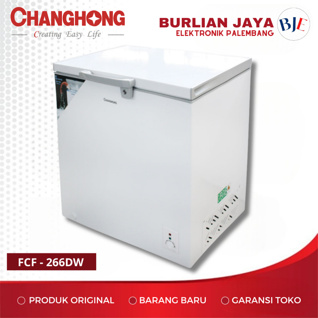 Jual CHEST FREEZER CHANGHONG FCF-266DW 200 L CHEST FREEZER PALEMBANG ...