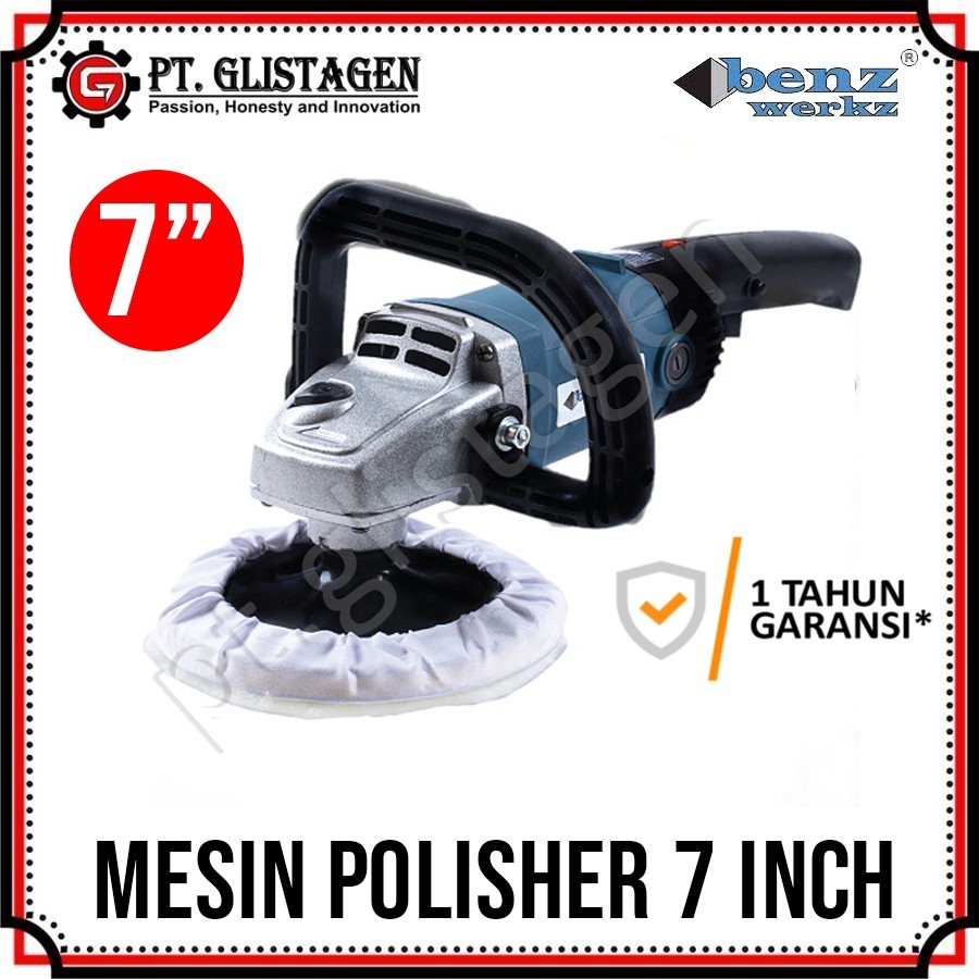 Jual Benz Werkz Mesin Poles Mobil 7" Rotary BZ8207 Electric Polisher ...