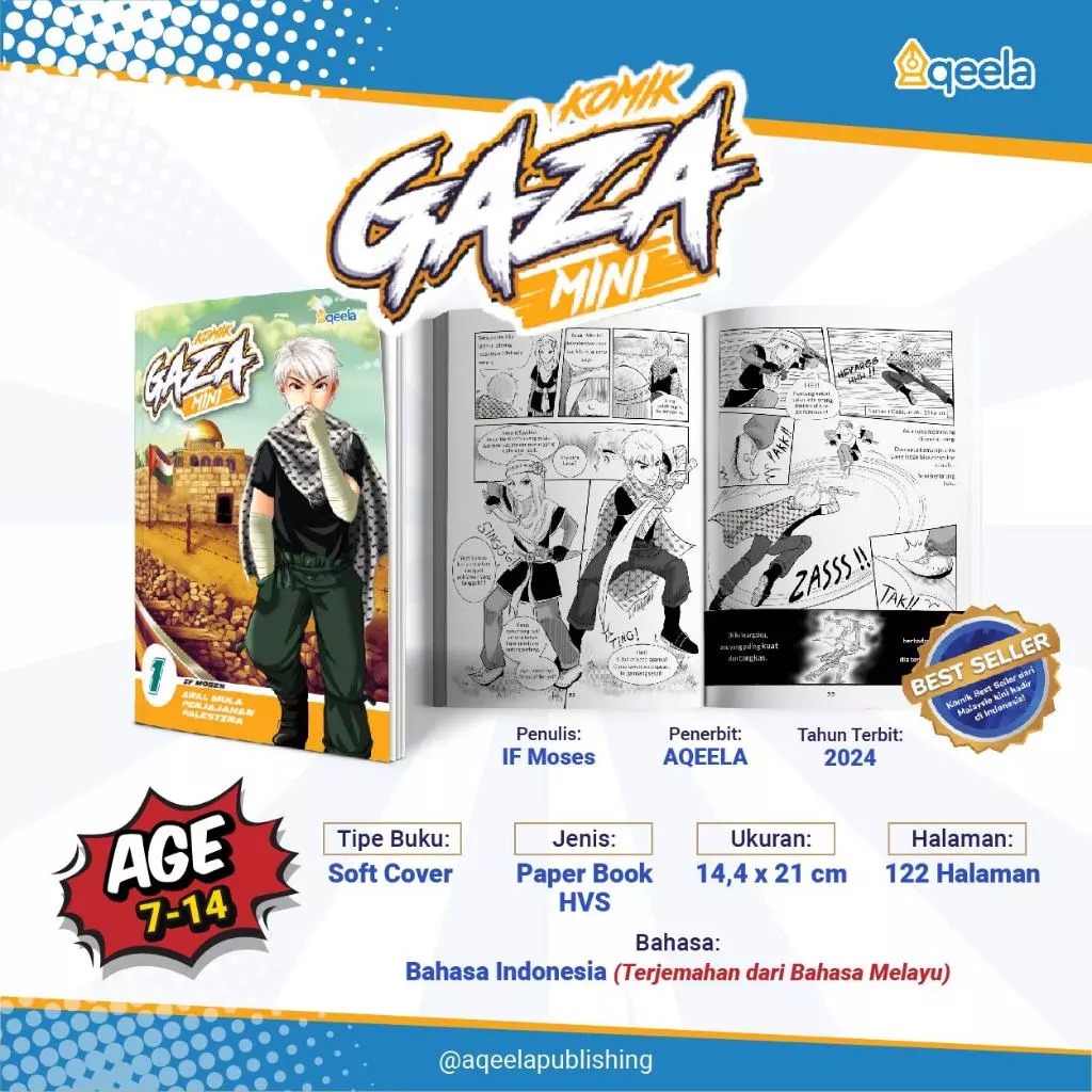 Jual Komik Gaza Mini Vol. 1 - Awal Mula Penjajahan Palestina | Shopee ...