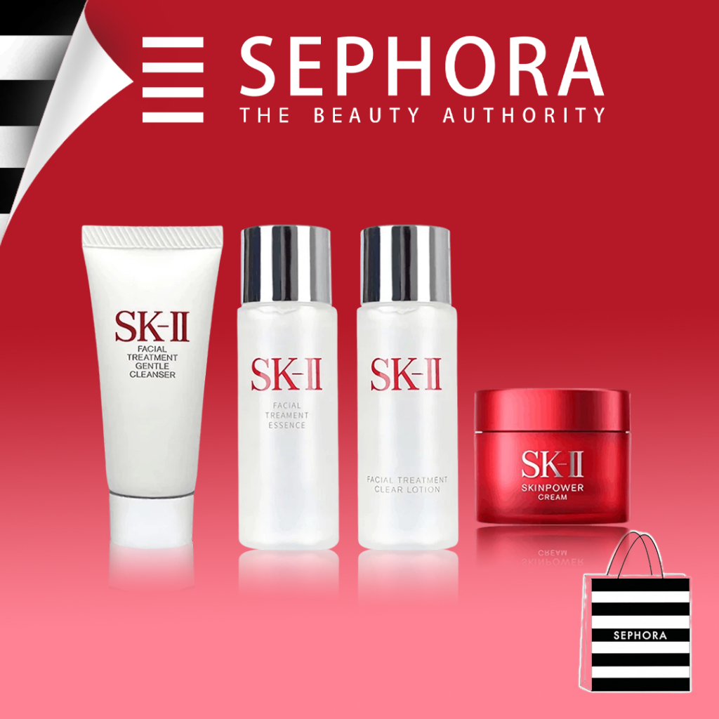 Jual SEPHORA【100% Original】SK-ll Set 4Pcs/SK-ll travel kit/SK ll Packet ...