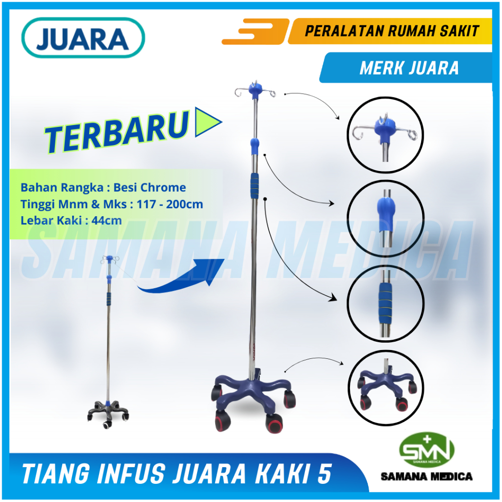 Jual Tiang Infus Stainless LUNA LIFE JUARA ONEHEALTH Kualitas Premium ...