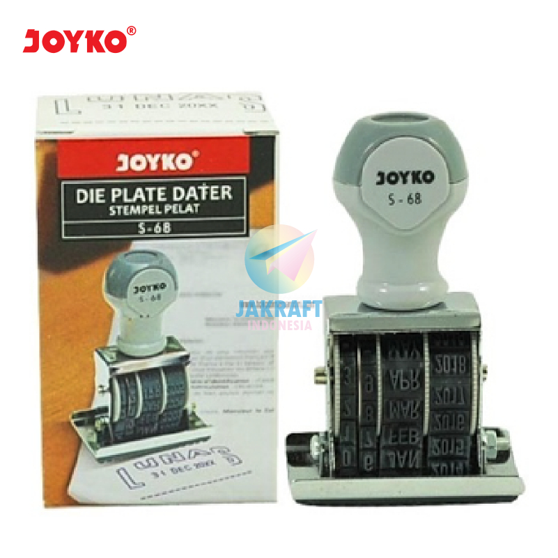 Jual (1 Pcs) Cap Stempel "LUNAS" & Tanggal Bulan Tahun JOYKO S-68 Date ...