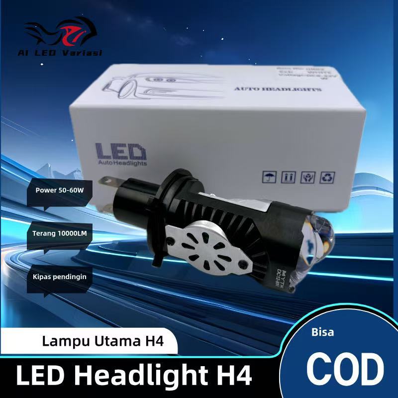 Jual Premium Lampu Utama H4 Lampu Mini Projector H4 High Low Dengan ...