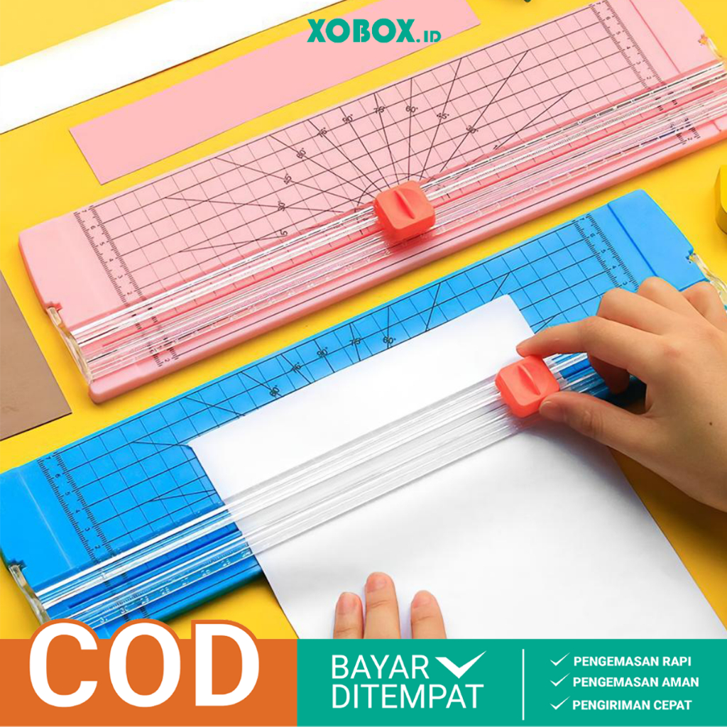 Jual Alat Potong Kertas Paper Cutter A4 Pemotong Kertas Portable Free ...