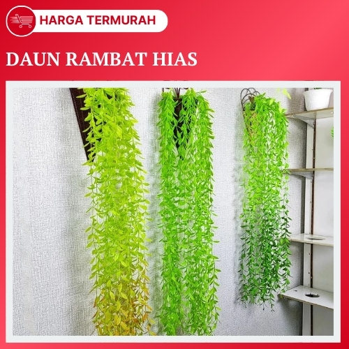 Jual Bunga Dekorasi Daun Rambat Plastik Daun Rambat Palsu Daun Dekorasi ...