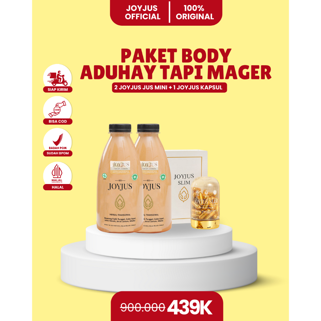 Jual JOYJUS PAKET 3 (2 JOYJUS JUS MINI 350ml + 1 JOYJUS CAPSULE ...