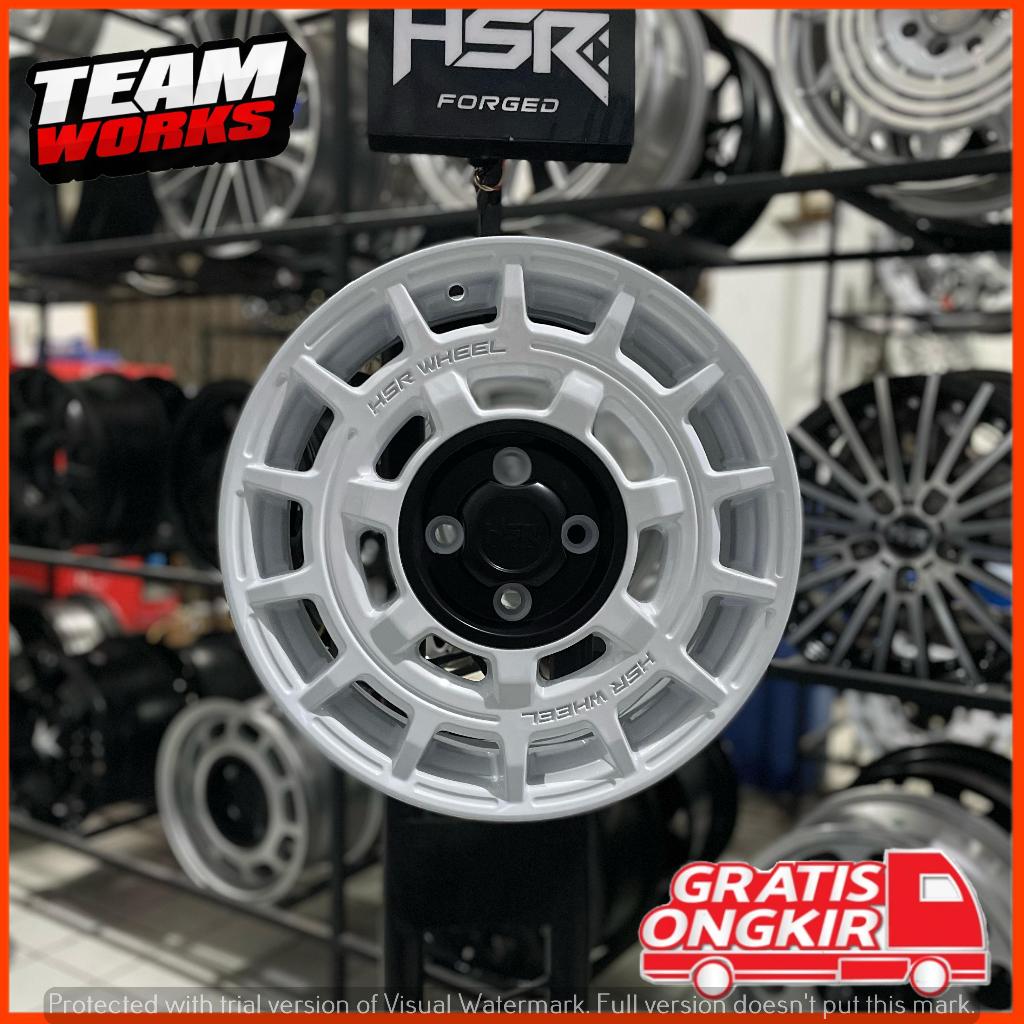 Jual VELG RALLY LOOK RING 15 HSR MENTAWAI ET42 LEBAR 65 R15 PELAK WARNA PUTIH MOBIL DATSUN SPARK ...