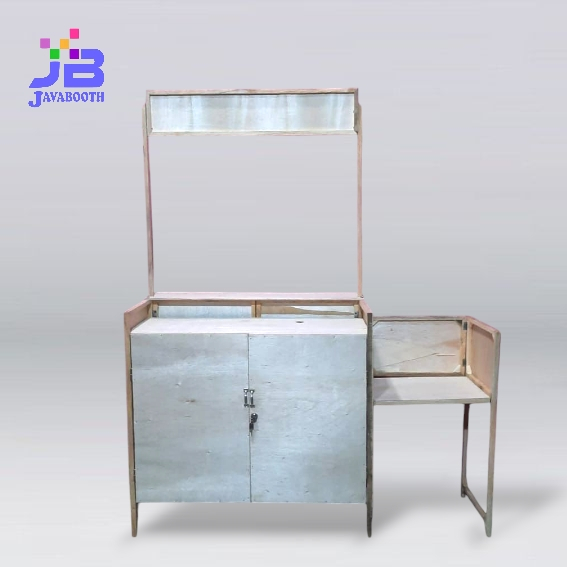 Jual Booth Portable Kayu / Booth Polos / Gerobak Lipat / Meja Lipat ...