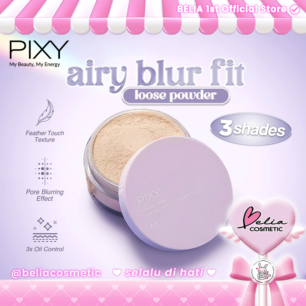 Jual BELIA PIXY Airy Blur Fit Loose Powder | Bedak Tabur | #Filter_Free ...