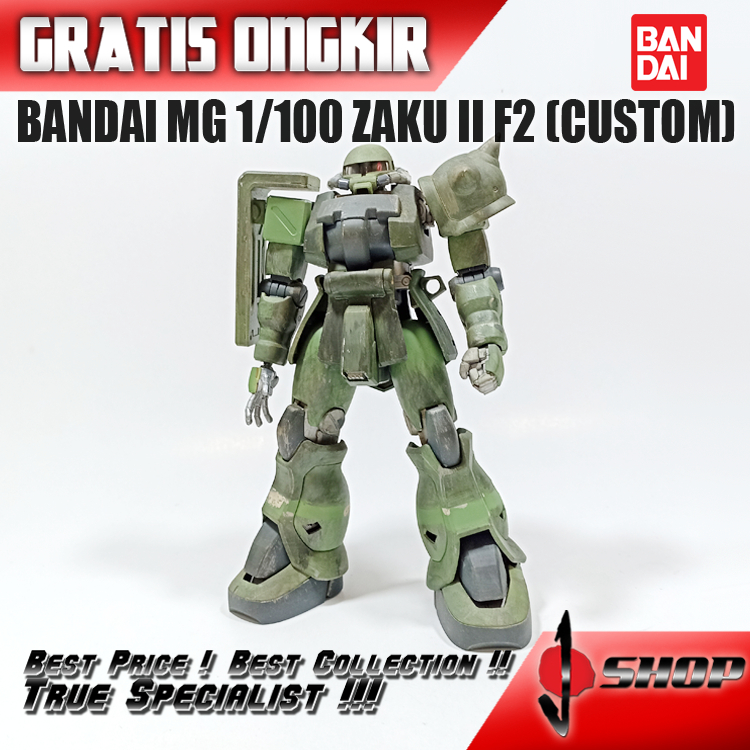 Jual BANDAI MG 1/100 ZAKU II F2 (CUSTOM) MG1646 | Shopee Indonesia