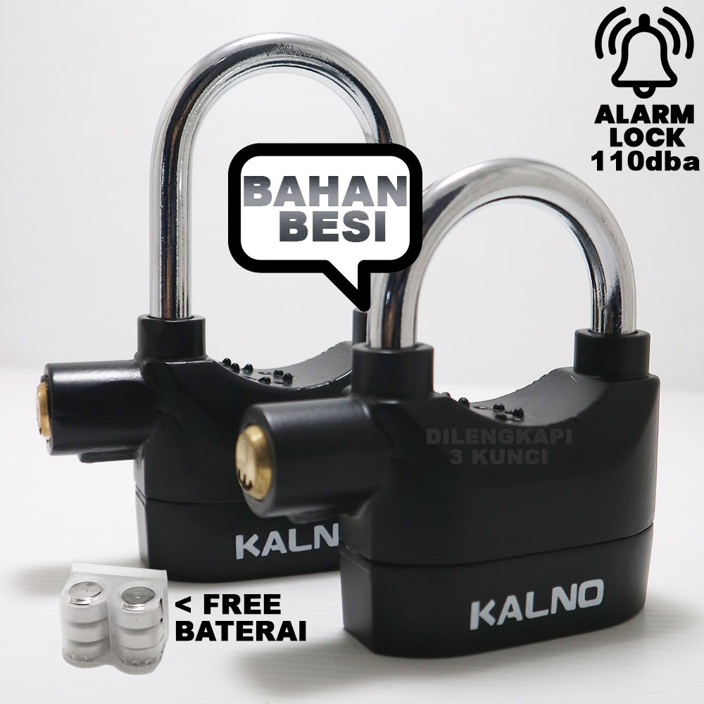 Jual Gembok Motor Alarm Anti Maling - Free Baterai - Perlindungan untuk ...