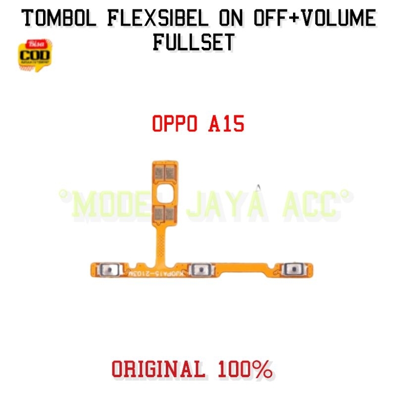 Jual OPPO A15 FLEXSIBEL SWITCH ON OFF/ VOLUME ORIGINAL 100% | Shopee ...